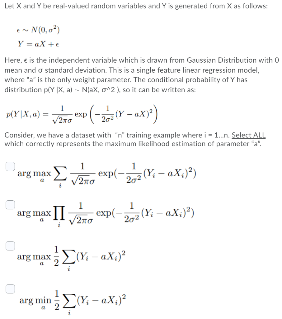 Solved Let X and Y be real-valued random variables and Y is | Chegg.com