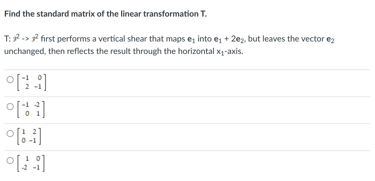 Solved Determine Whether The Linear Transformation Tis
