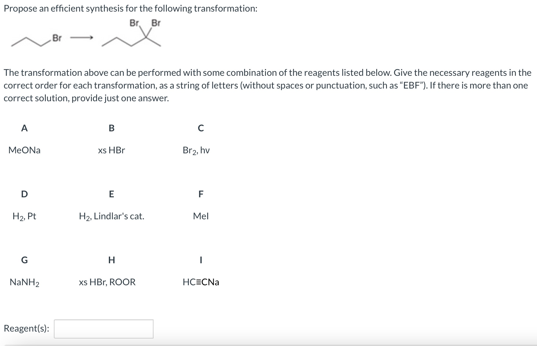 Solved Using acetylene as your only source of carbon atoms, | Chegg.com