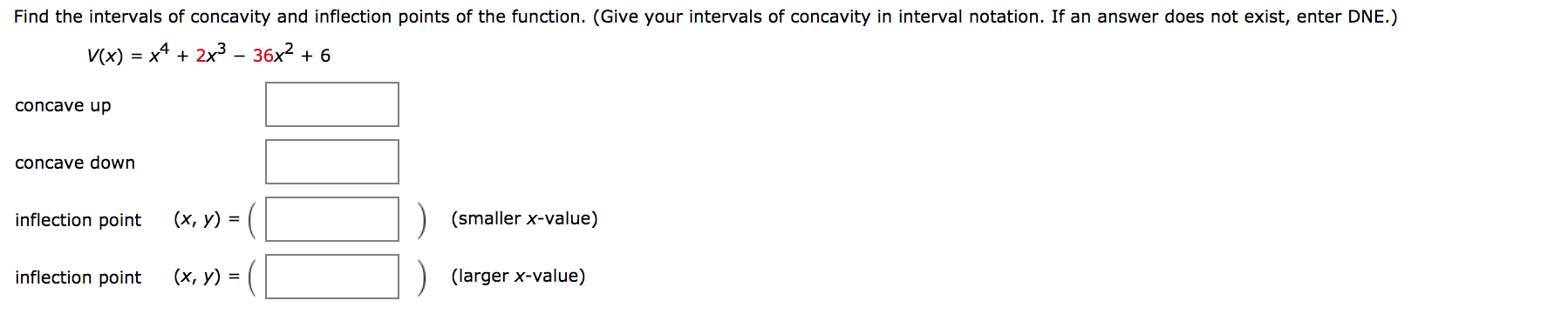 Solved Find the intervals of concavity and inflection points | Chegg.com