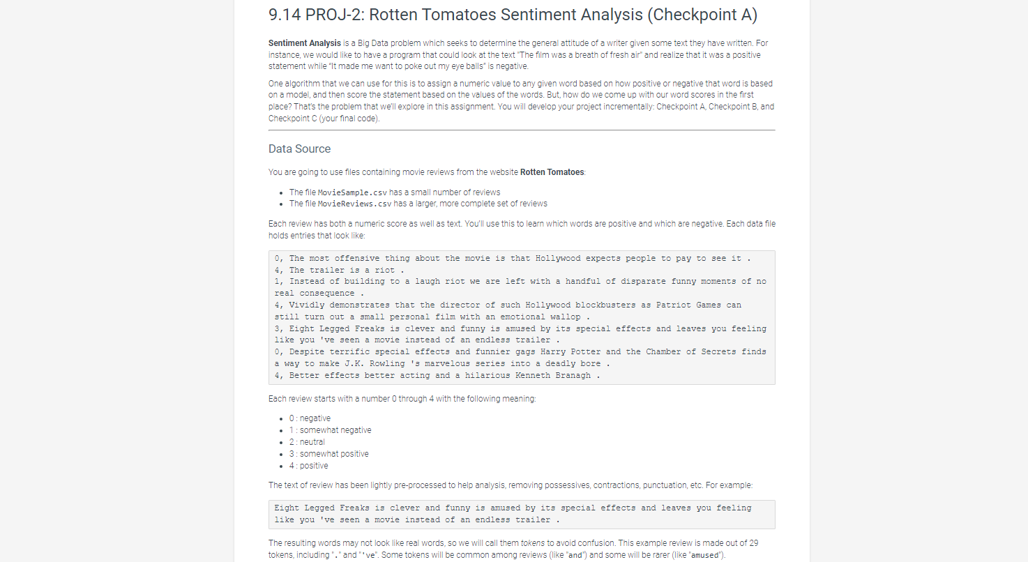9 14 Proj 2 Rotten Tomatoes Sentiment Analysis