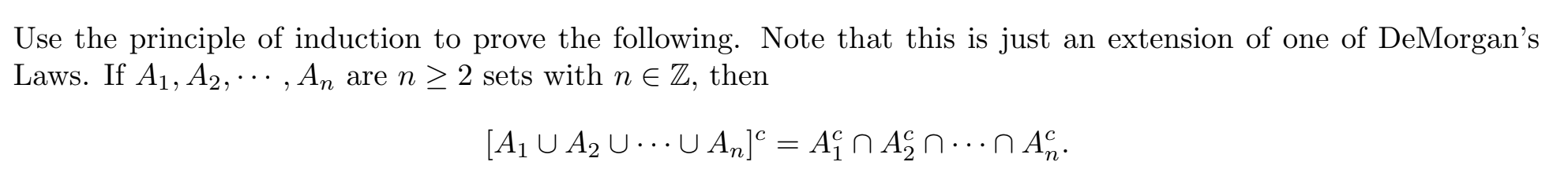 Solved Use the principle of induction to prove the | Chegg.com