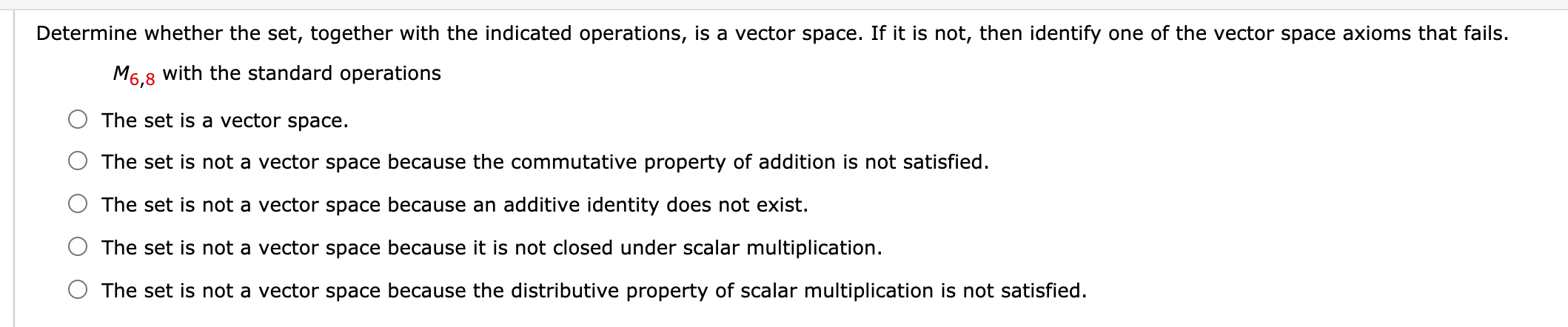 Solved Determine Whether The Set Together With The