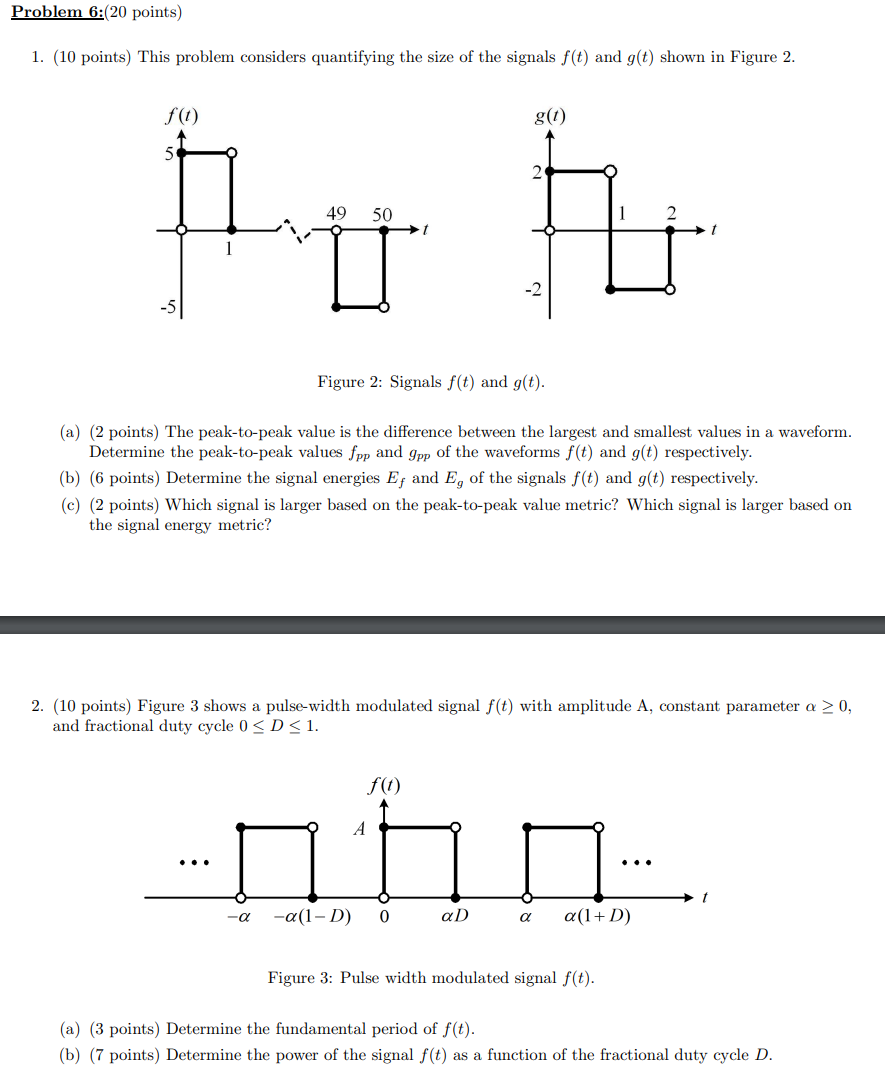 Solved 1. (10 points) This problem considers quantifying the | Chegg.com