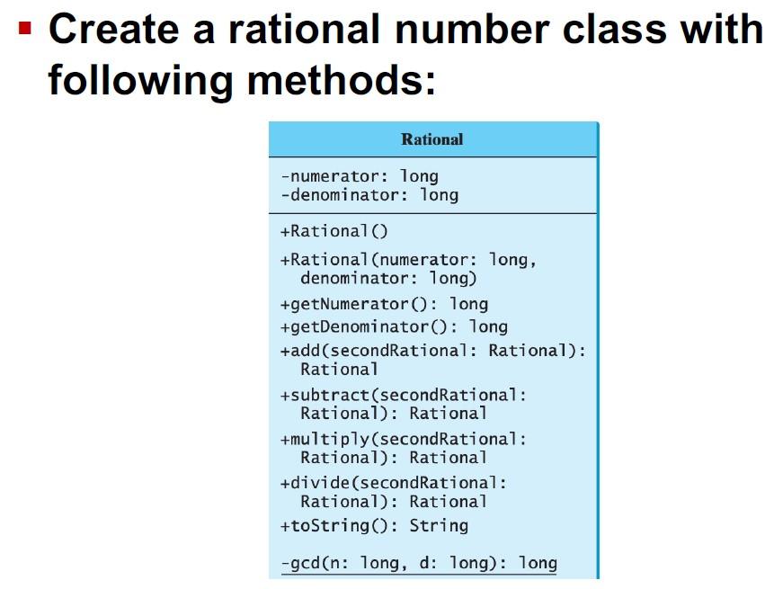 Solved [Rational] • A rational number has numerator and | Chegg.com