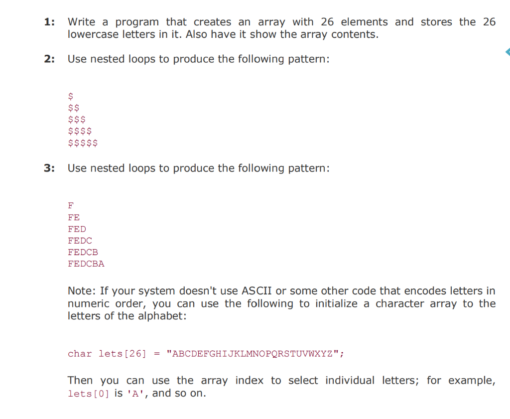 Solved Complete the following 12 exercises (7.5 Points for | Chegg.com