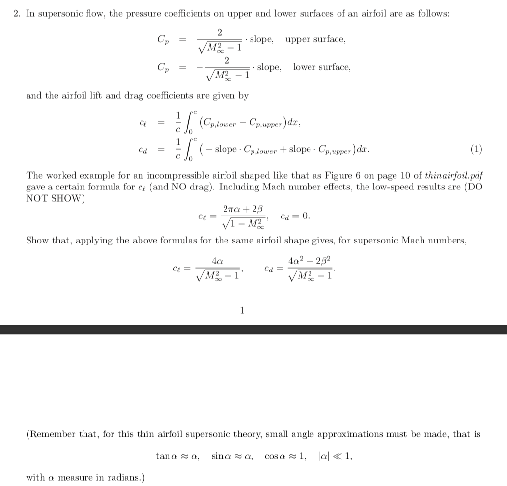 Solved 18 BT Figure 6: Airfoil shape. Mean camber line | Chegg.com