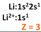 Solved Li:1s22s1 Li2+:1s1 | Chegg.com