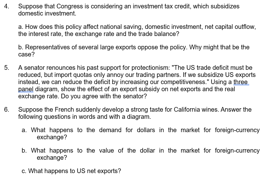 Solved 1. How would the following transactions affect U.S. | Chegg.com