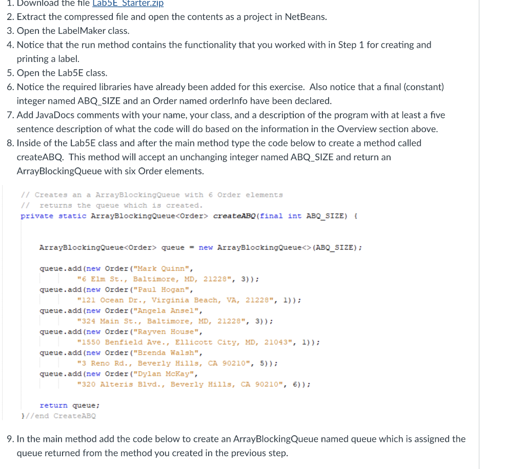 Please read the ENTIRE Step 2 text before you begin | Chegg.com