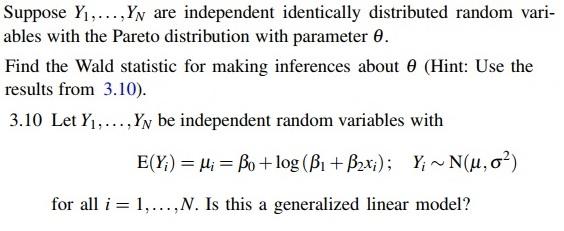Solved Suppose Y1,…,YN are independent identically | Chegg.com