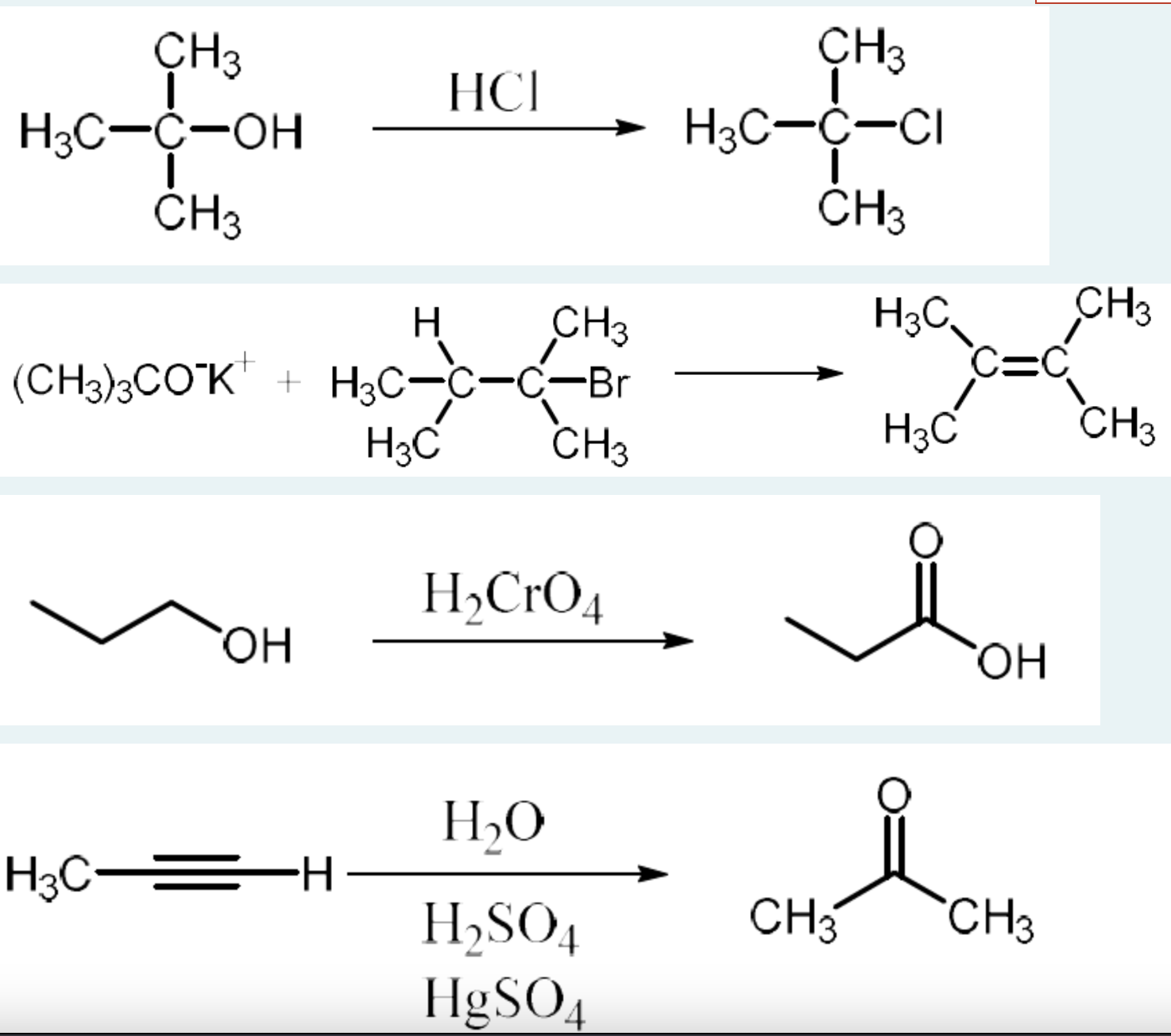 Solved HCl (CH3)3CO−K+ | Chegg.com