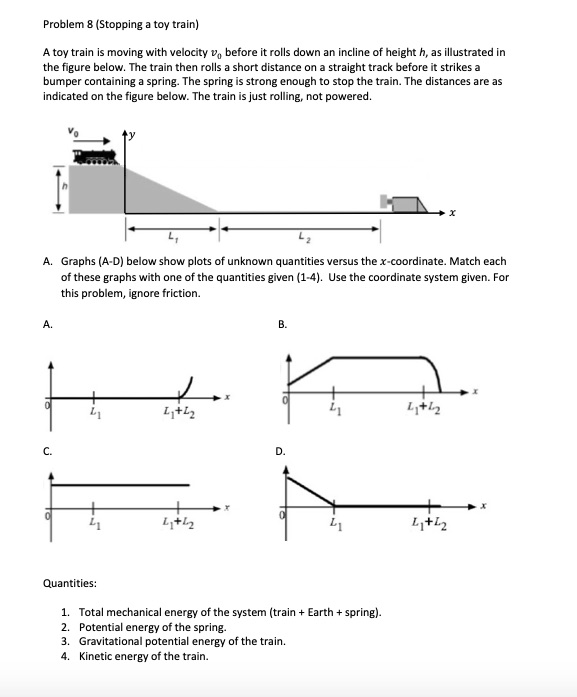 Solved Problem 8 (Stopping a toy train) A toy train is | Chegg.com