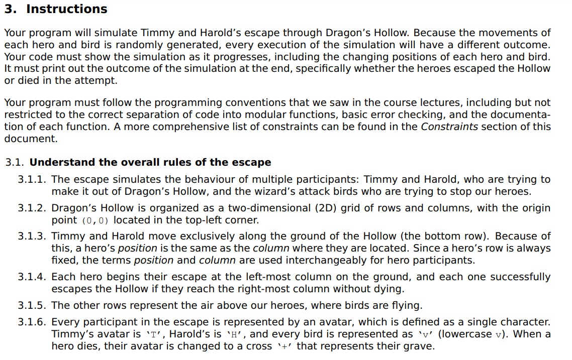 Solved 1. Goal For this assignment, you will write a program | Chegg.com