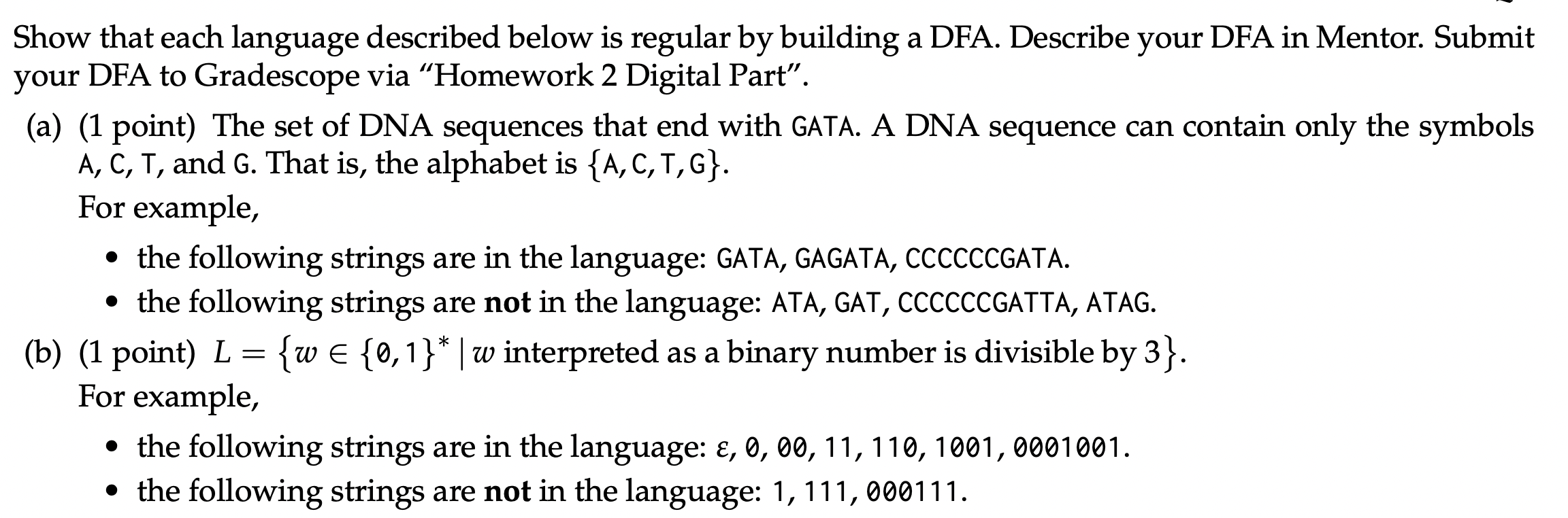 Solved (Show that each language described below is regular | Chegg.com