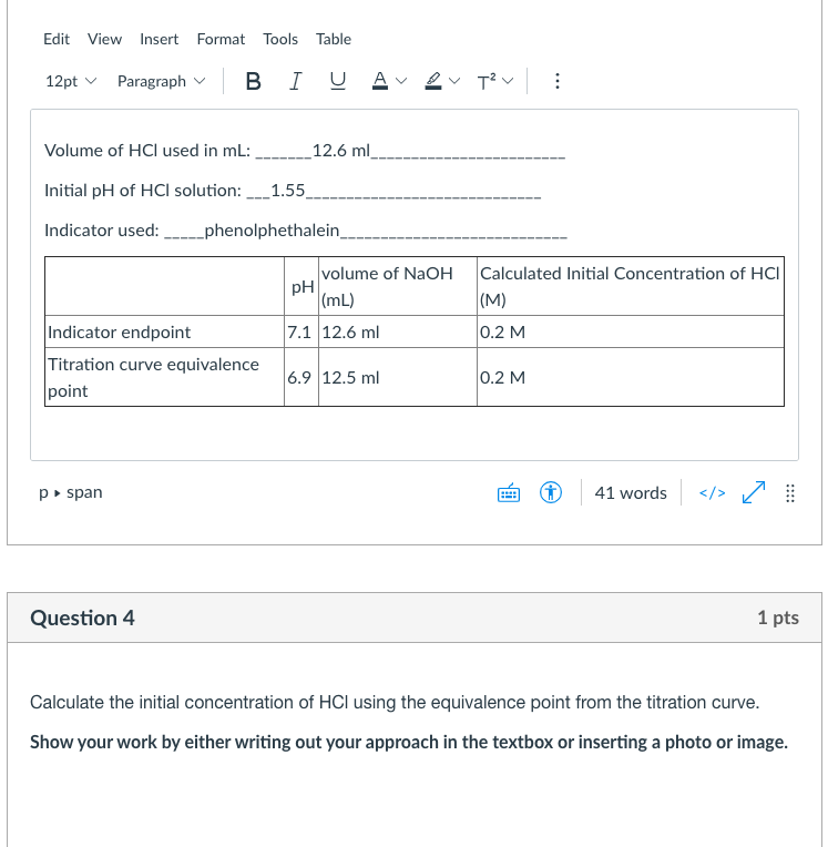 Solved Edit View Insert Format Tools Table 12pt Paragraph B | Chegg.com