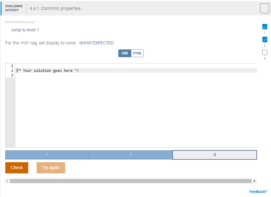 Solved CHALLENGE ACTIVITY 4.4.1: Common properties. | Chegg.com Solved CHALLENGE ACTIVITY 4.4.1: Common properties. | Chegg.com