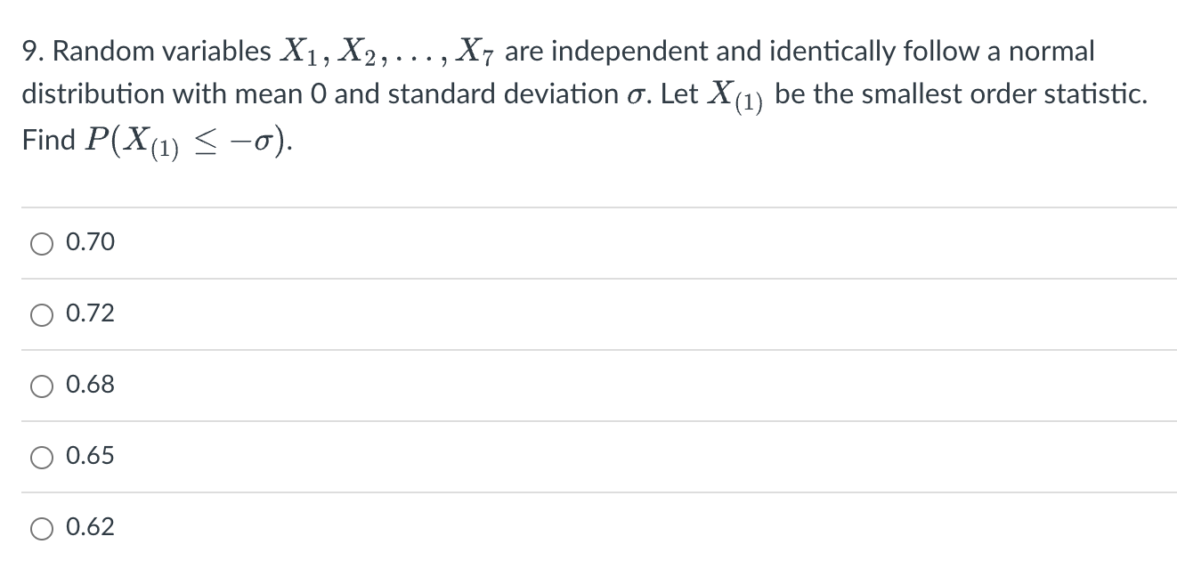 Solved Random variables x1,x2,dots,x7 ﻿are independent and | Chegg.com