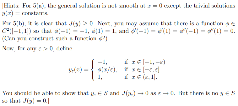 Solved 5. Consider the functional defined by | Chegg.com