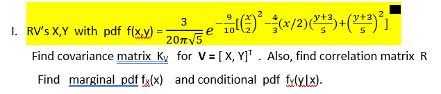 Solved RV's X,Y with pdf | Chegg.com