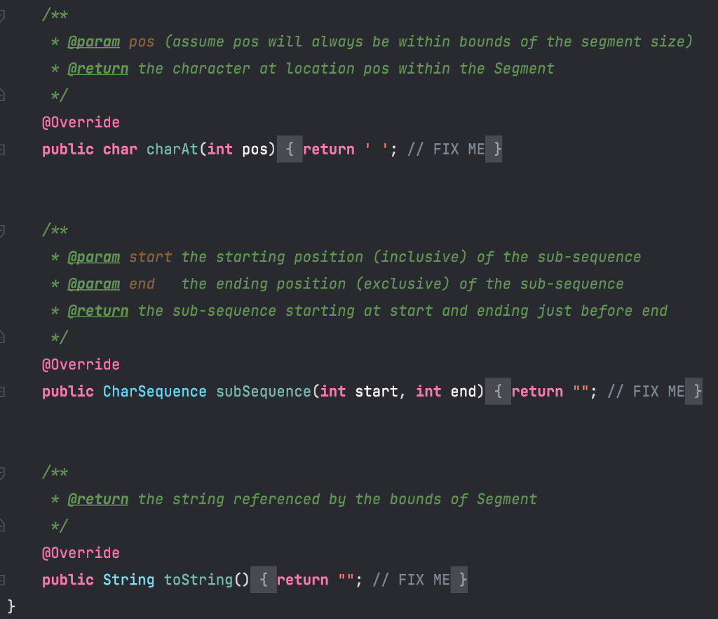 Solved Suppose we have a string holding the text of an | Chegg.com