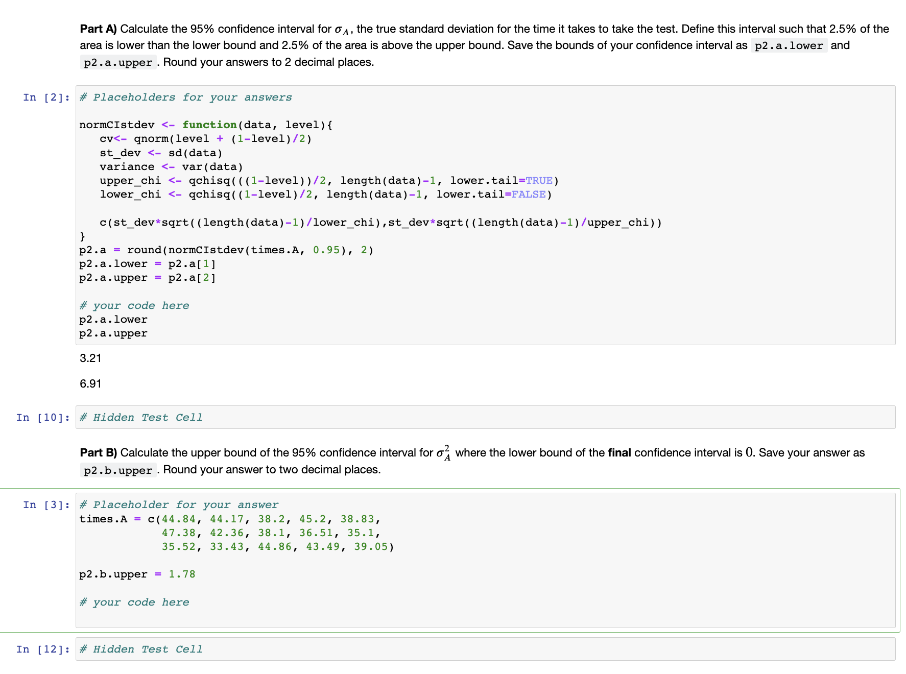 Solved Need help with Part B. The answer 1.78 is WRONG. # | Chegg.com