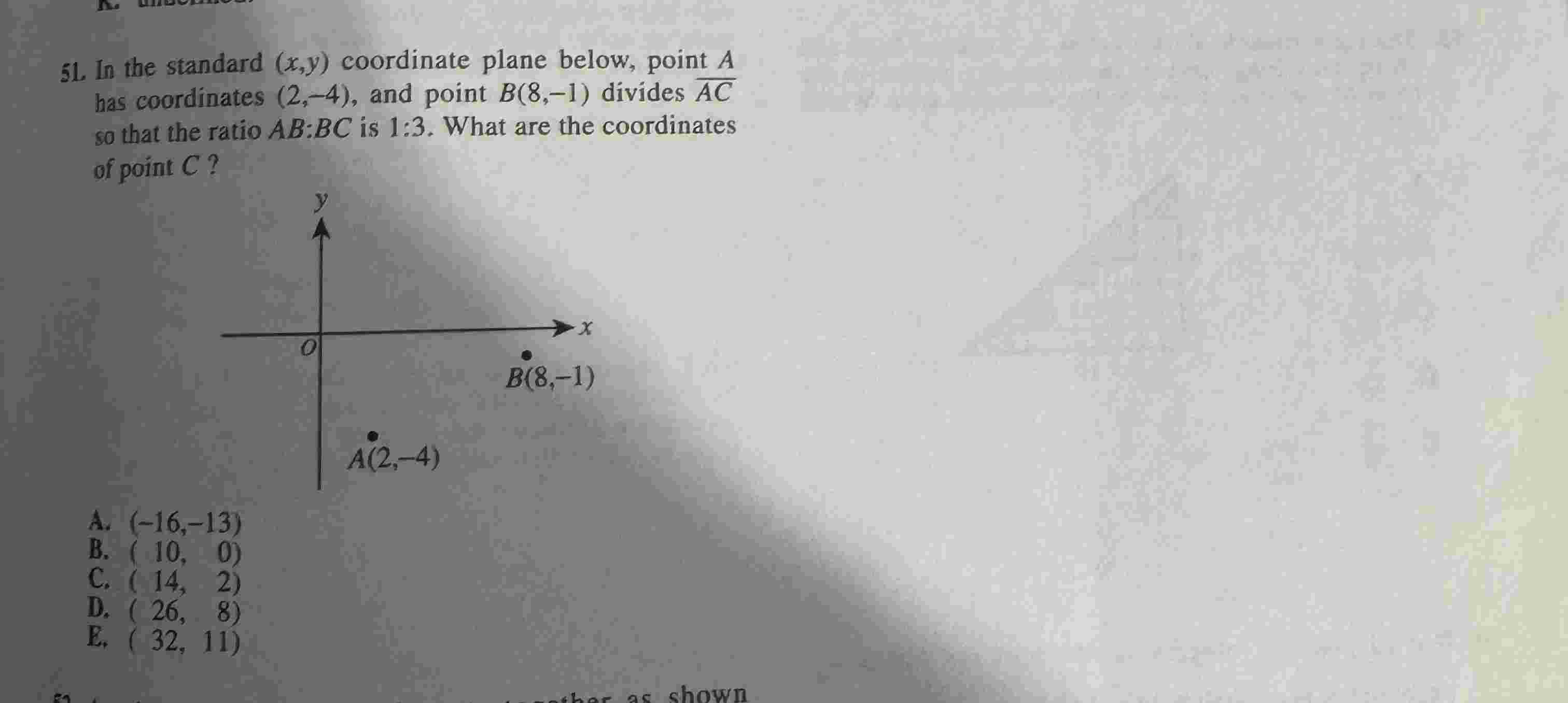 Solved 5L. In ﻿the standard (x,y) ﻿coordinate plane below, | Chegg.com