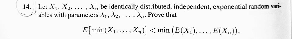 Solved 14. Let X1. X2.... . Xn be identically distributed, | Chegg.com