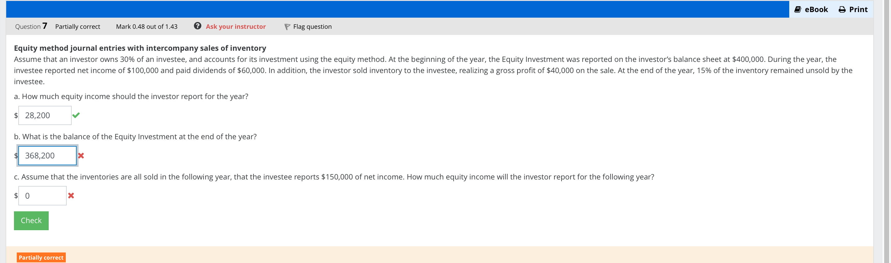 Solved Equity method journal entries with intercompany sales | Chegg.com