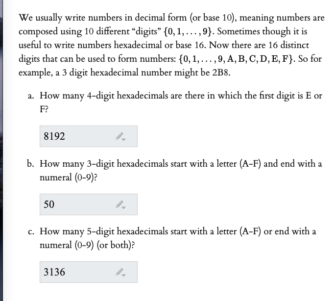 Solved We usually write numbers in decimal form (or base | Chegg.com
