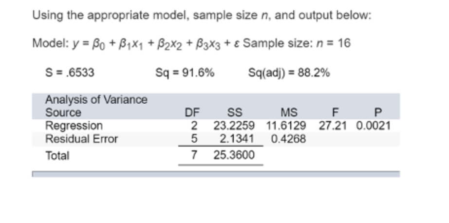 Solved 1. Find Total Variation 2. Find Explained | Chegg.com