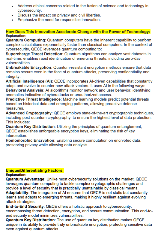 Solved Proposed Solution: Title: Quantum-Enhanced | Chegg.com