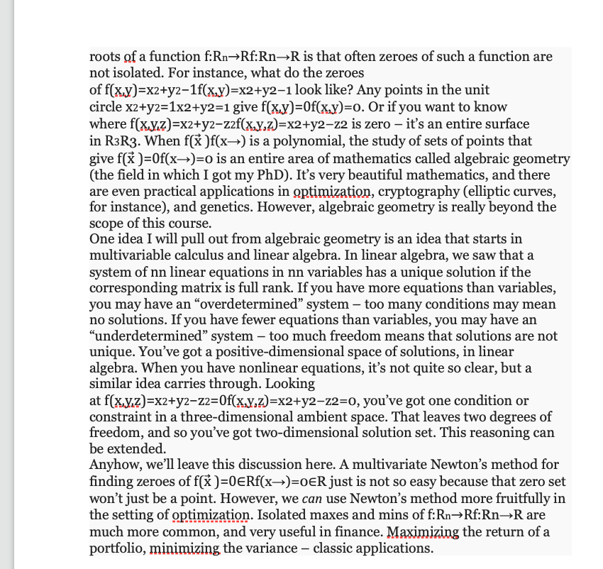 Solved Newton method optimisation in Python Theory: In the | Chegg.com