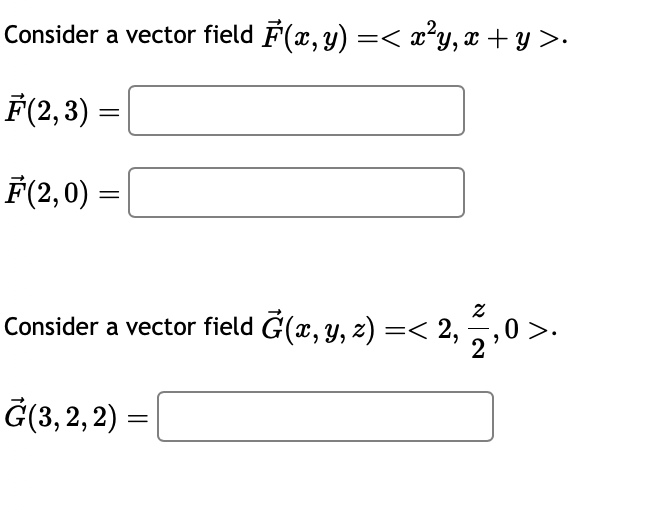 Solved Consider a vector field | Chegg.com