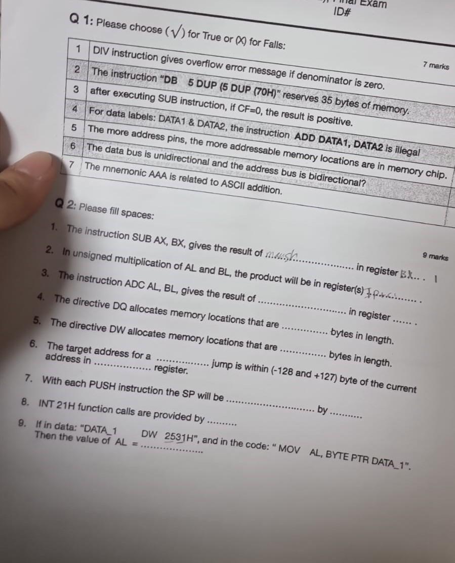 Solved 4 For data labels: DATA1 \& DATA2, the instive result | Chegg.com