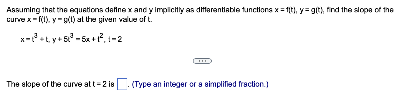 Solved Assuming that the equations define x and y implicitly | Chegg.com