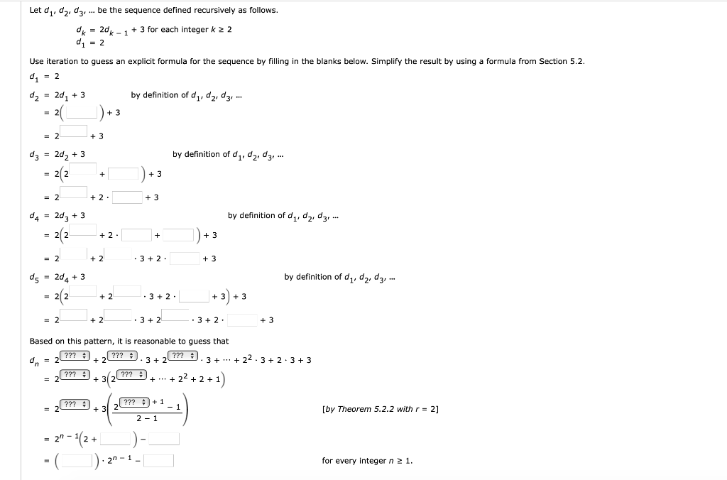 Solved Let 01, 02, dz, ... be the sequence defined | Chegg.com