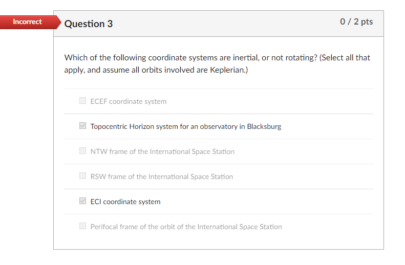 Solved Which of the following coordinate systems are | Chegg.com