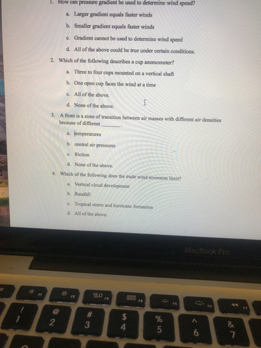 Solved 1. How can pressure gradient be used to determine | Chegg.com