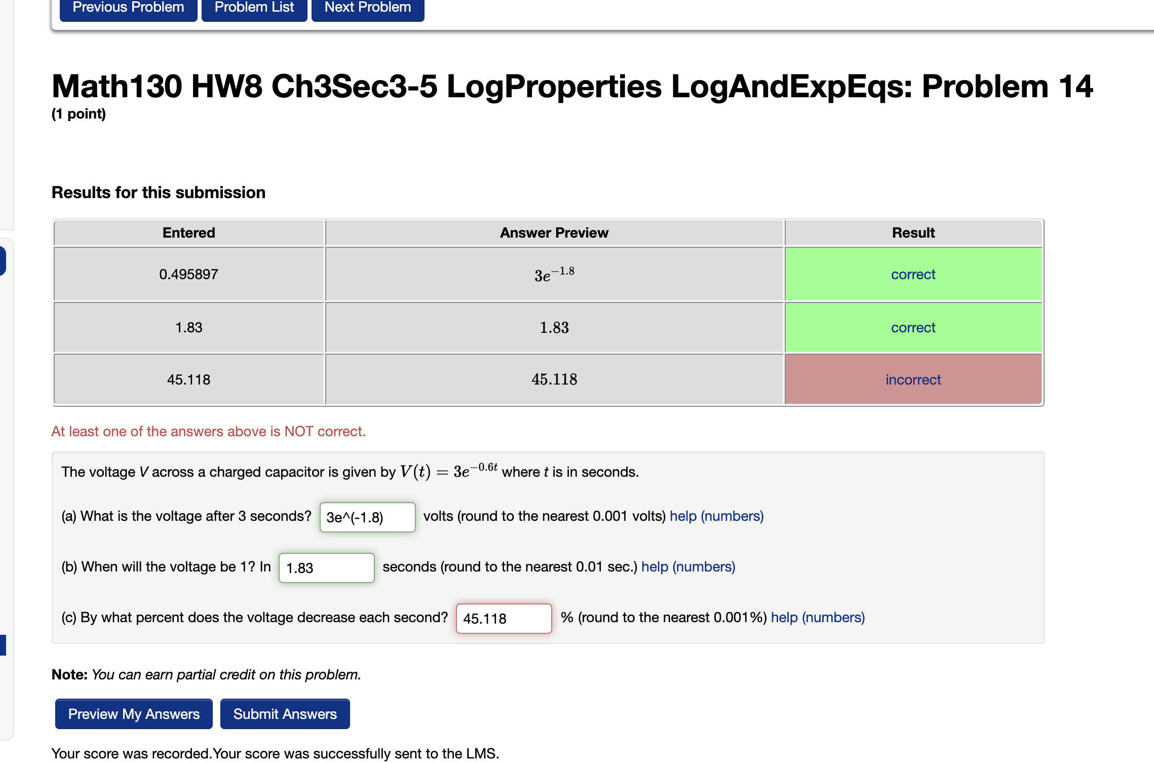Solved Previous ProblemProblem ListMath130 ﻿HW8 ﻿Ch3Sec3-5 | Chegg.com