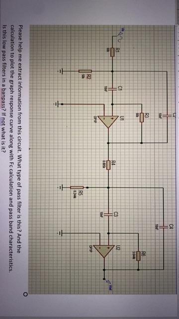 Solved 一日 CA 1 第 داع RE 3544 C1 RI U2 C3 R4 54 8 32 유 Var O | Chegg.com