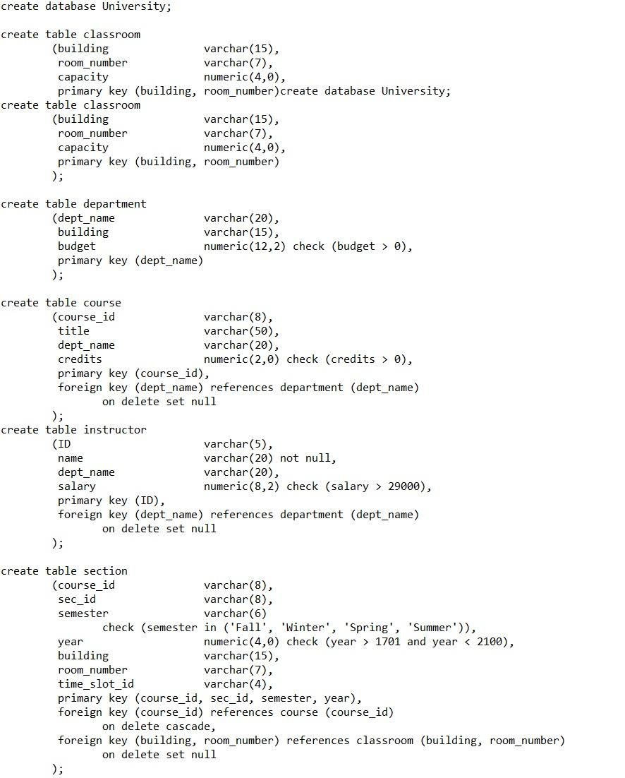 Solved subject database principles MYSQL please upload the | Chegg.com