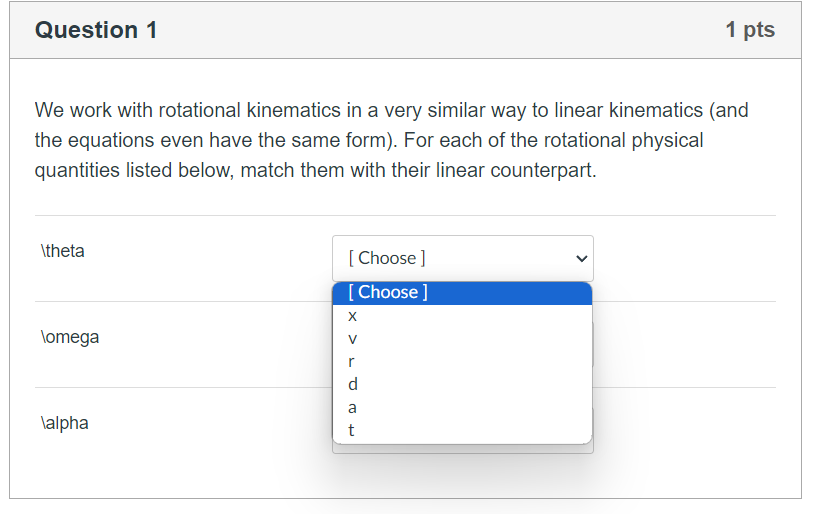 Solved We work with rotational kinematics in a very similar | Chegg.com