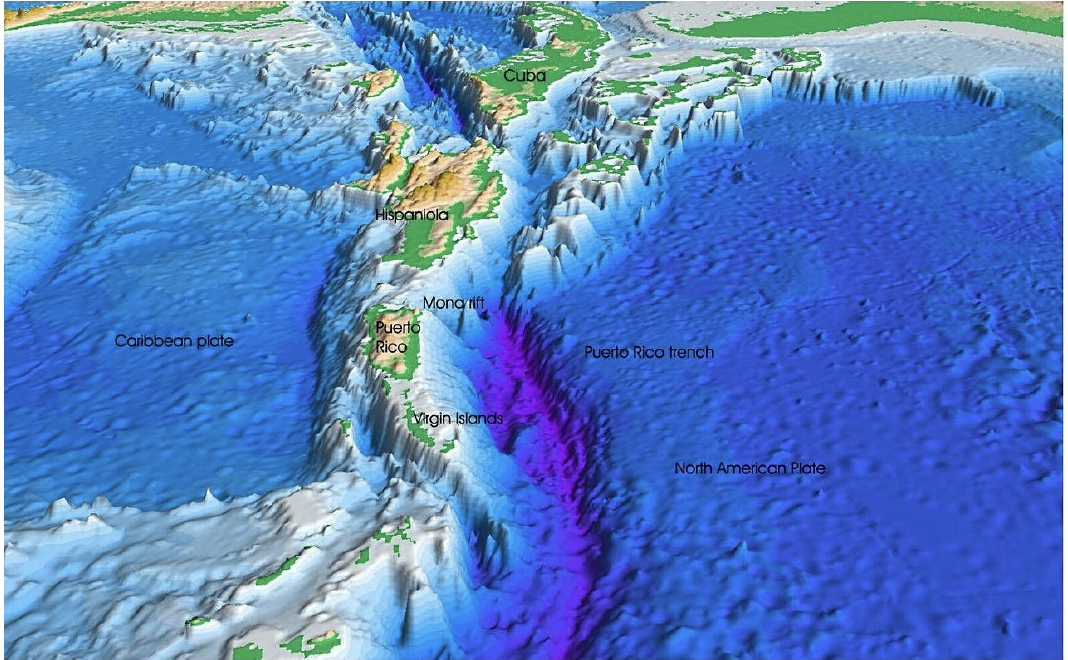 Solved trenches, the Puerto Rico trench. 2. a. Why are some | Chegg.com