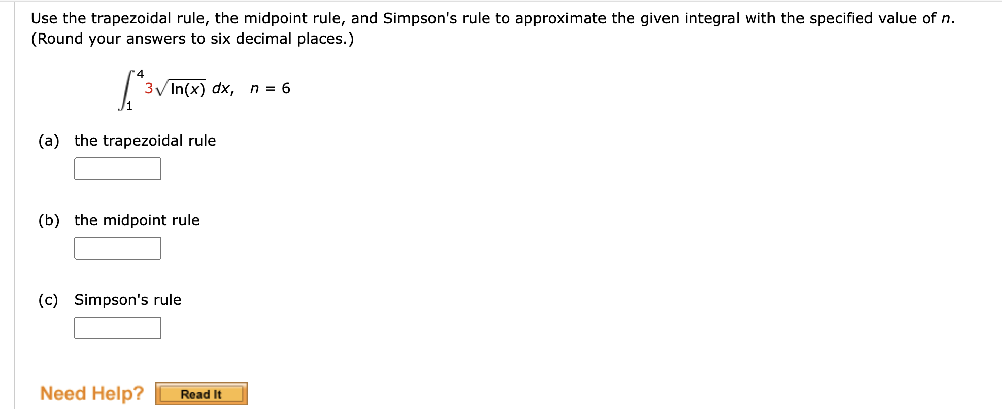 Use the trapezoidal rule, the midpoint rule, and | Chegg.com