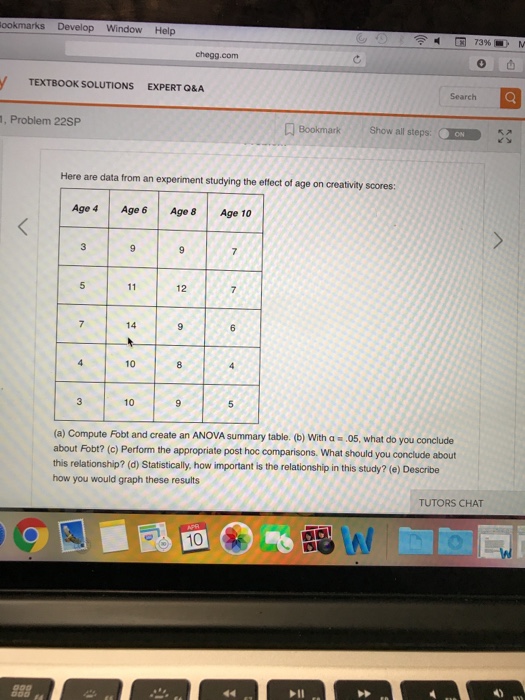 Solved ookmarks Develop Window Help 7396 O y TEXTBOOK | Chegg.com