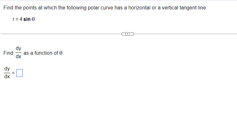 Solved Find the points at which the following polar curve | Chegg.com