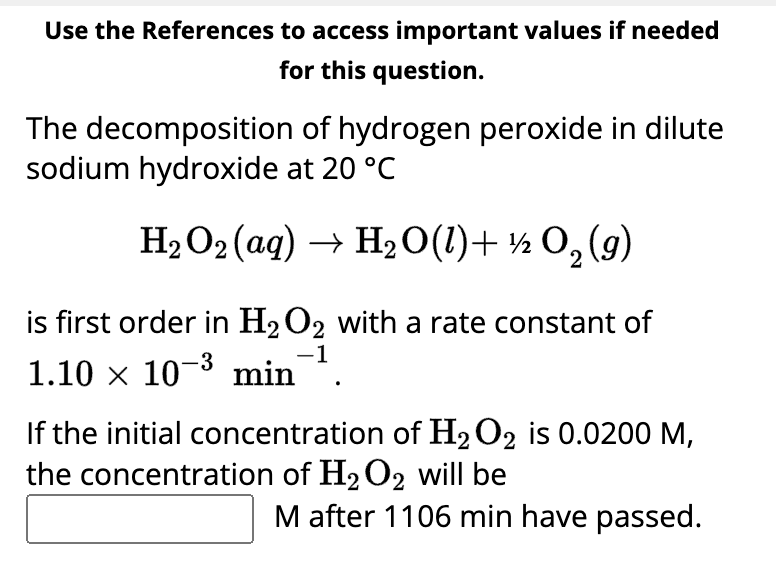 Solved Use the References to access important values if | Chegg.com