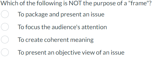 Which of the following is NOT the purpose of a | Chegg.com