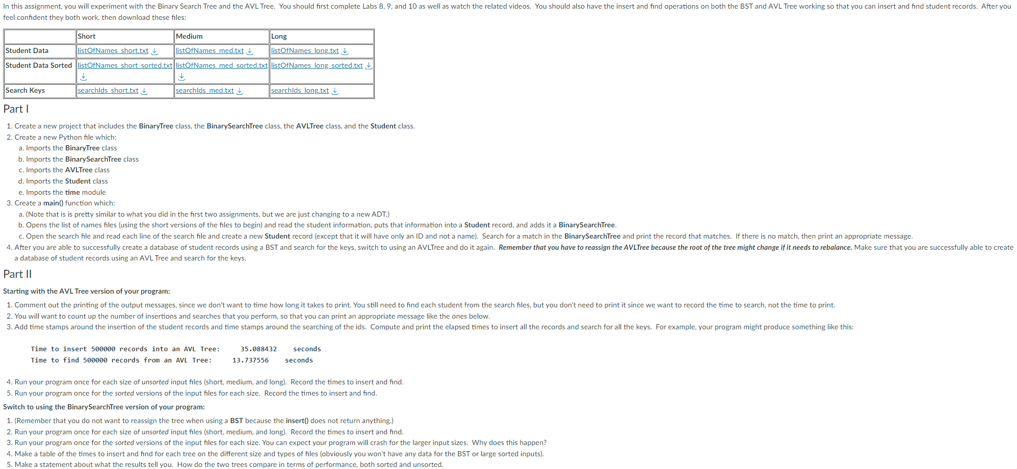 Solved 4. Run your program once for each size of unsorted | Chegg.com